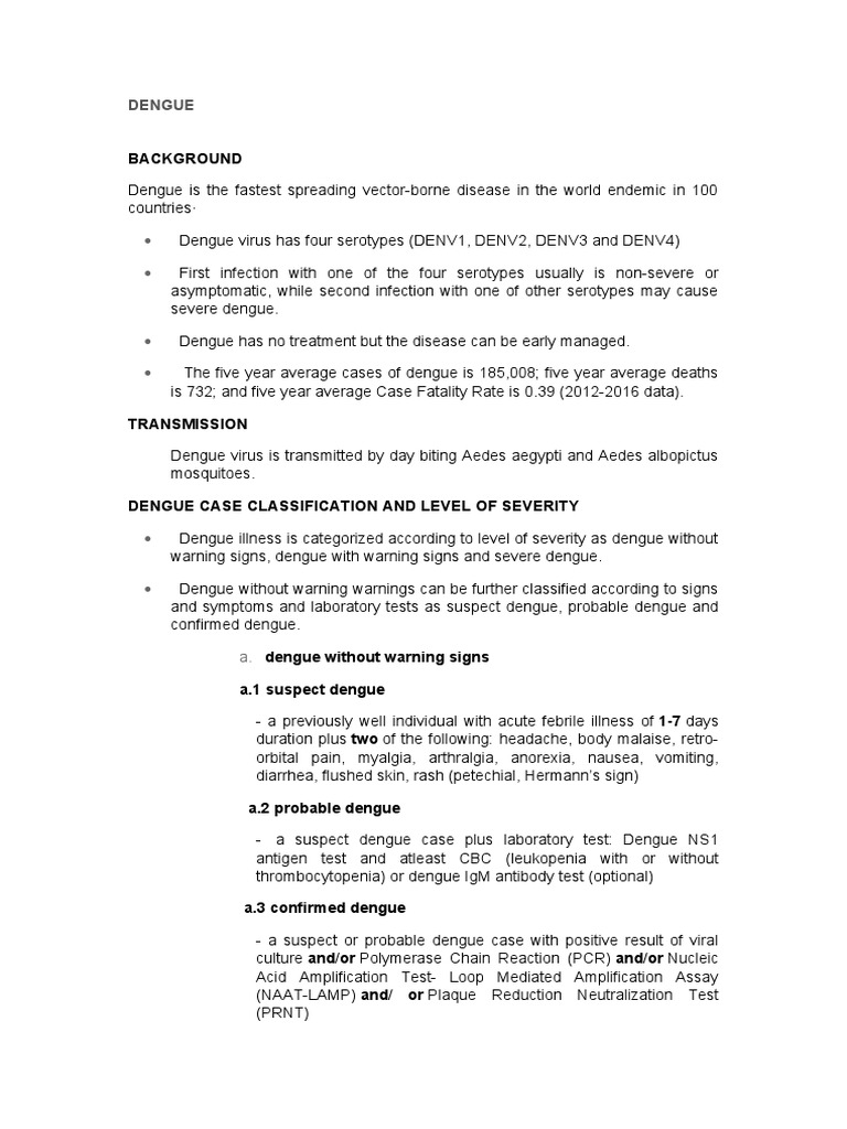 Dengue Updates | PDF | Microbiology | Clinical Medicine