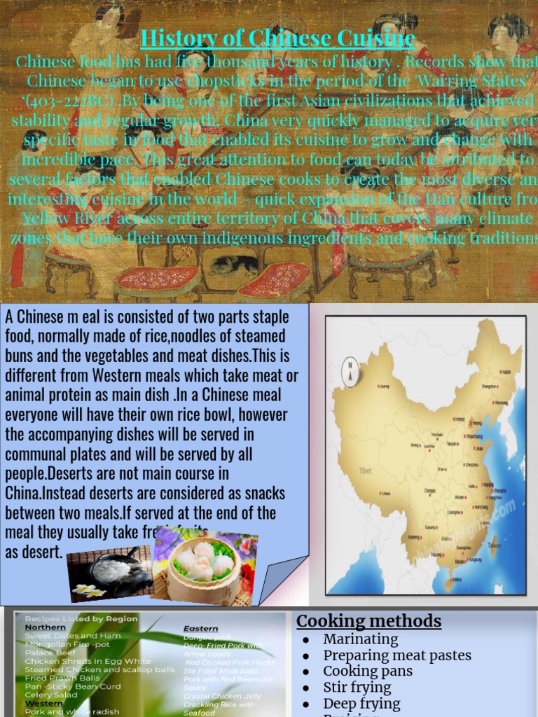 History of Chinese Cuisine | Download Free PDF | Chinese Cuisine | Stir ...