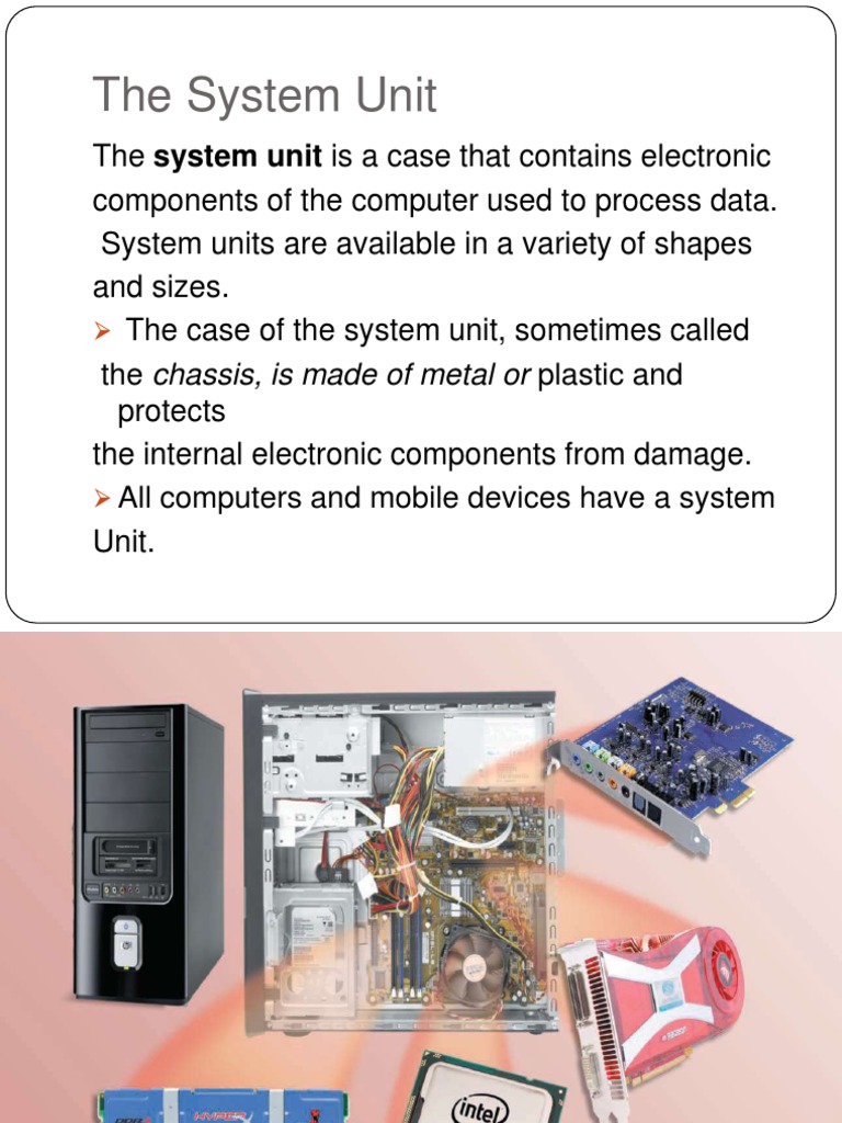 The System Unit | PDF | Read Only Memory | Central Processing Unit