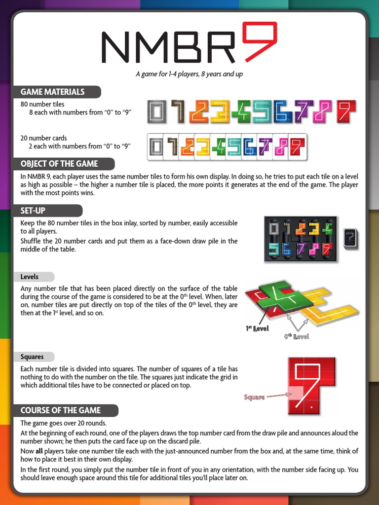 Game Materials: A Game For 1-4 Players, 8 Years and Up | Download Free ...