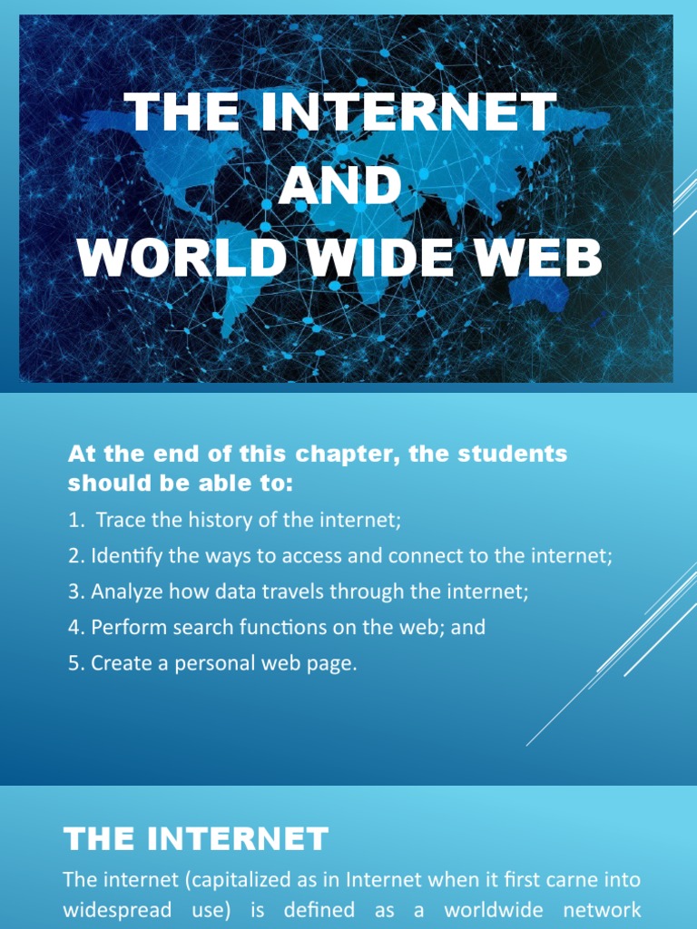 The Internet AND World Wide Web | PDF | Packet Switching | World Wide Web