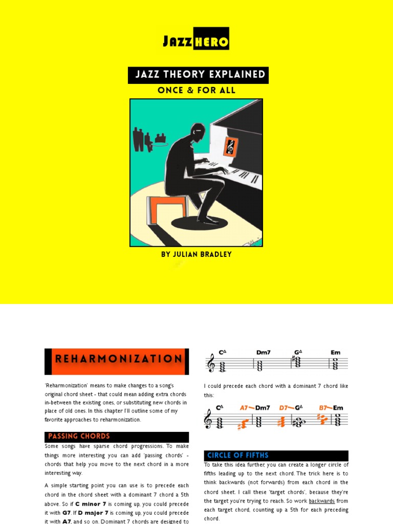 Reharmonization Chapter From JAZZ THEORY EXPLAINED | PDF | Chord (Music ...