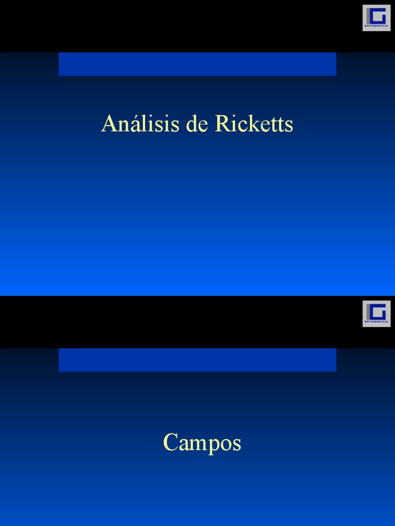 Analisis de Ricketts | PDF | Anatomia dental | Boca