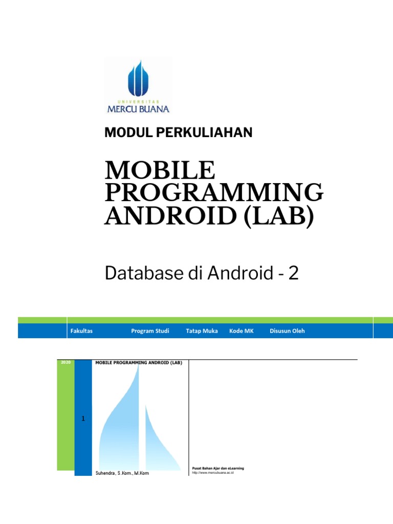 Modul Mobile Programming Android (TM12) | PDF
