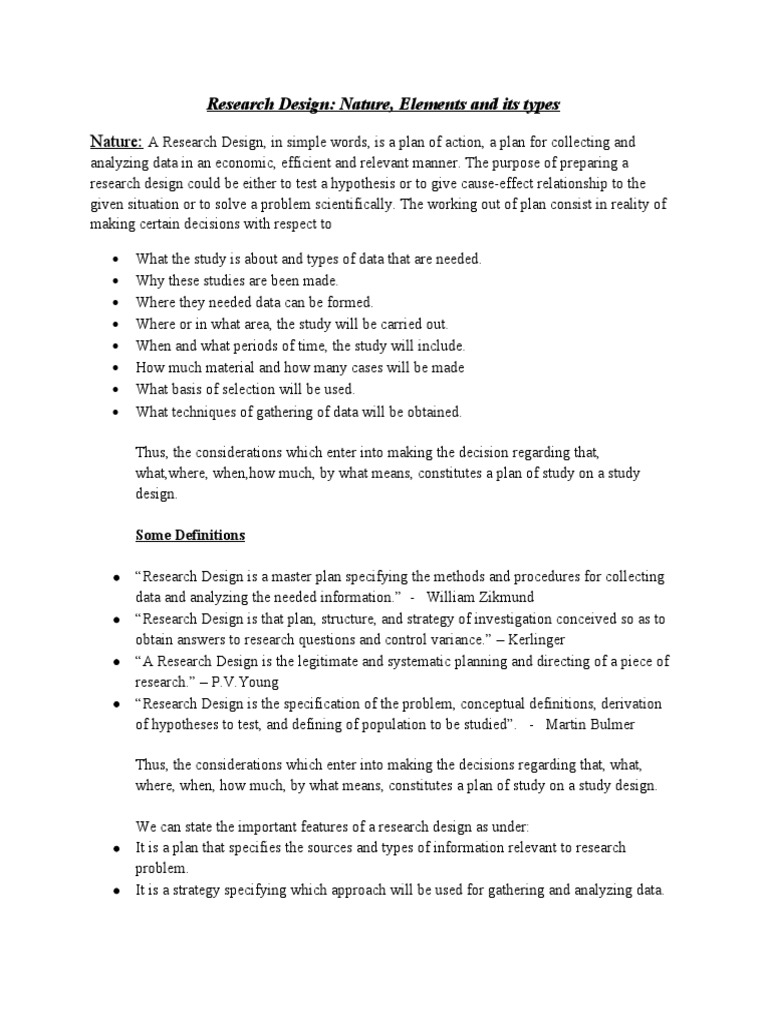 Research Design | PDF