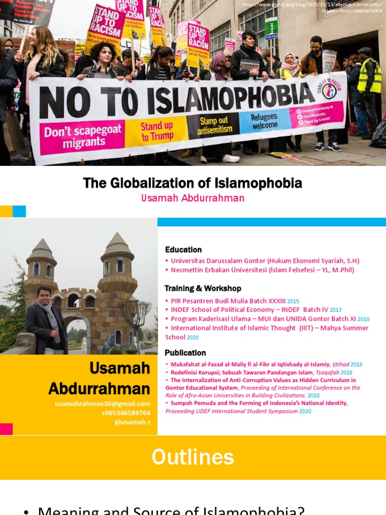 The Globalization of Islamophobia | PDF | Islamophobia | Discrimination & Race Relations