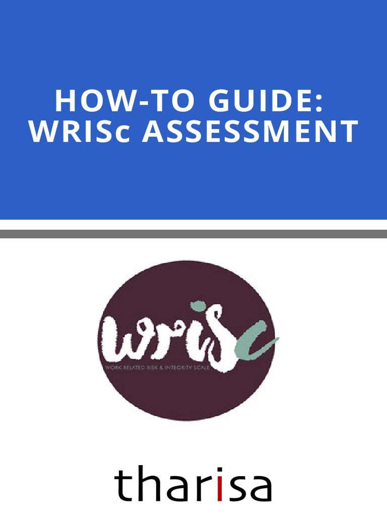 How To Guide - WRISc Assessment | PDF | Computer Mediated Communication ...