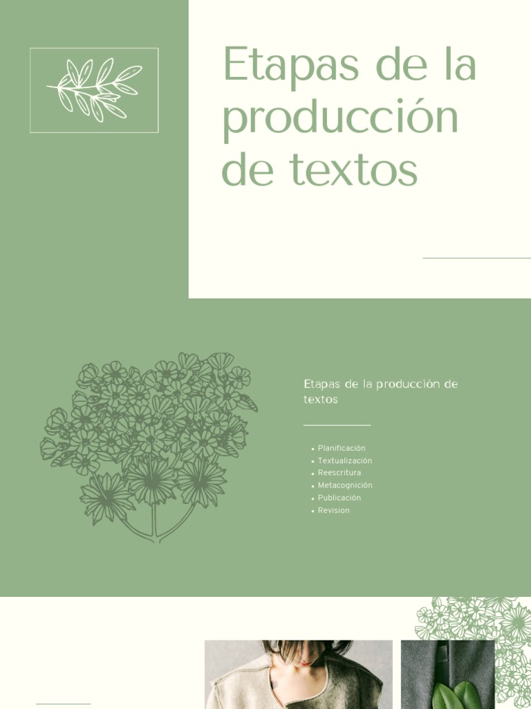 Etapas de La Produccion de Textos | PDF | Teoria de la mente | Planificación
