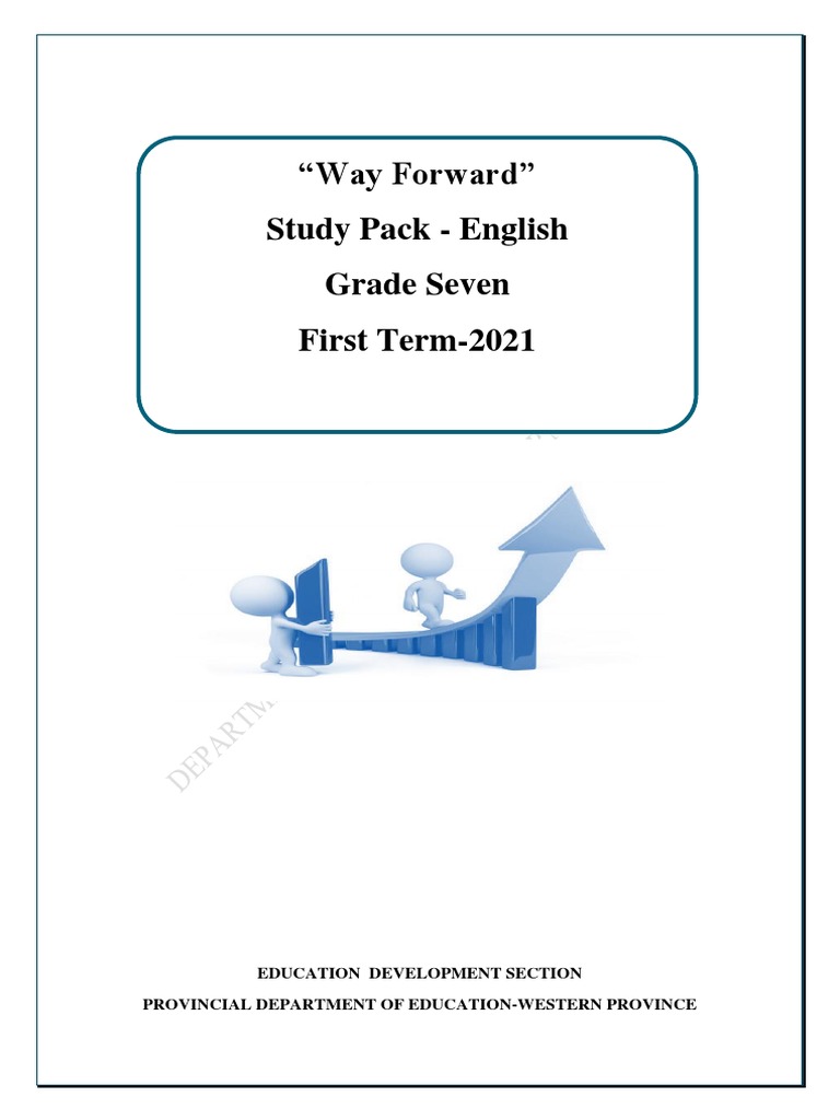 "Way Forward" Study Pack - English Grade Seven First Term-2021 | PDF ...