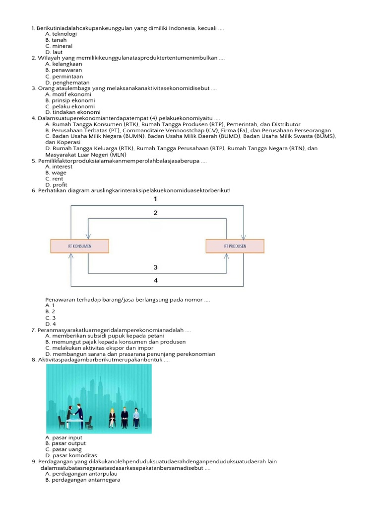 LATIHAN Soal BAB 3 IPS 8 Genap | PDF