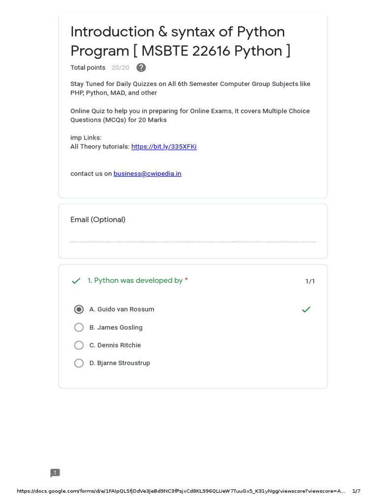 Unit1 - Introduction & Syntax of Python Program | PDF | Python (Programming Language) | C ...