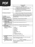 Detailed Lesson Plan in Earth and Life Science For Grade 11 | PDF ...