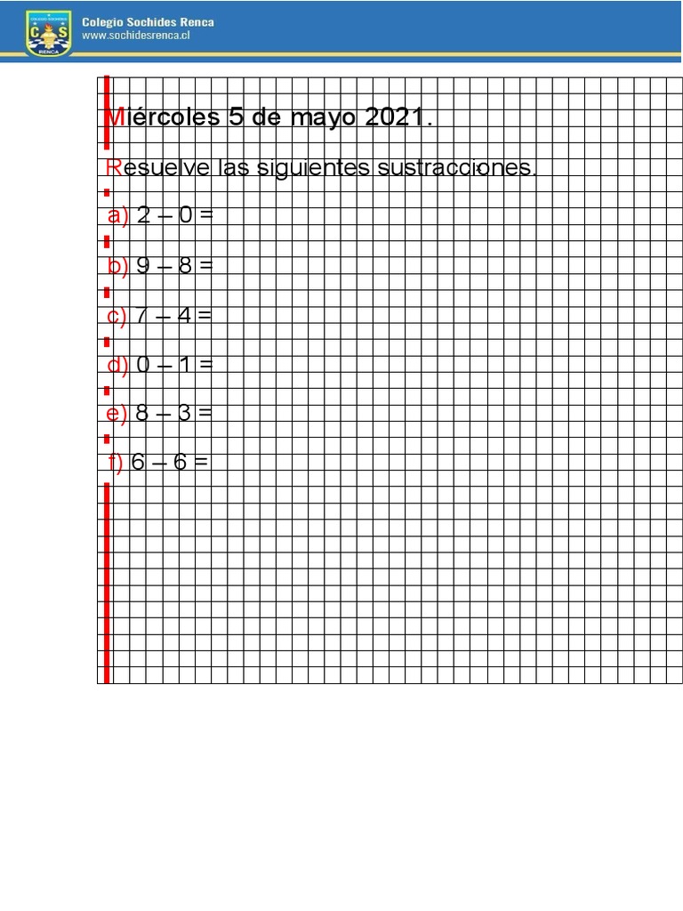 Ejercicios en Cuaderno Matemática 3 | PDF