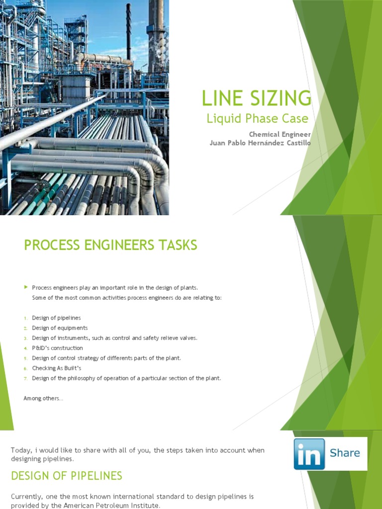 Line Sizing: Liquid Phase Case | Download Free PDF | Pipeline Transport ...