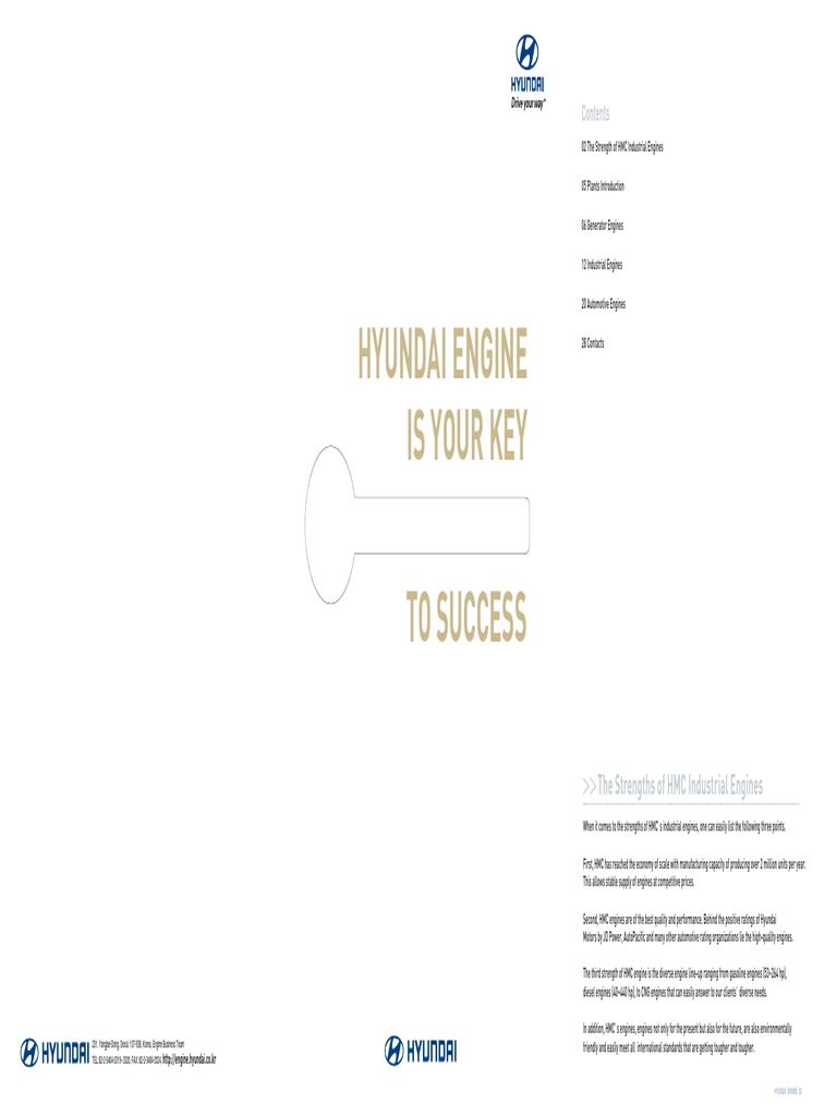 Hyundai Engine Is Your Key: The Strengths of HMC Industrial Engines ...