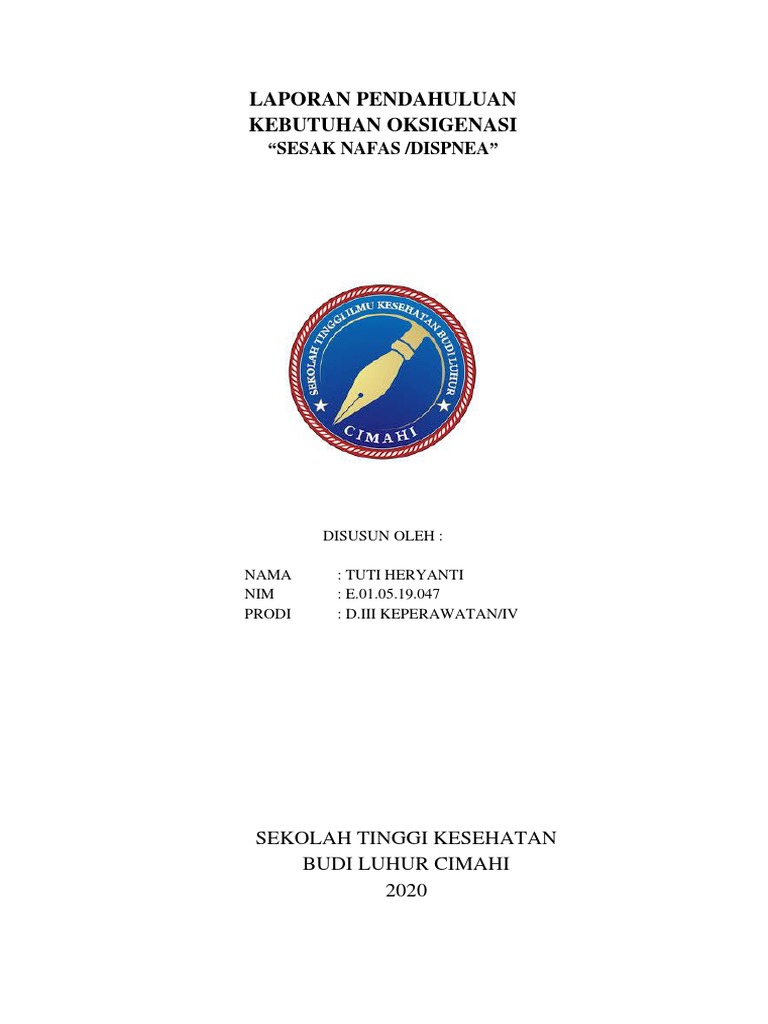 LP Oksigenasi-Dispnea | PDF | Kesehatan Holistik