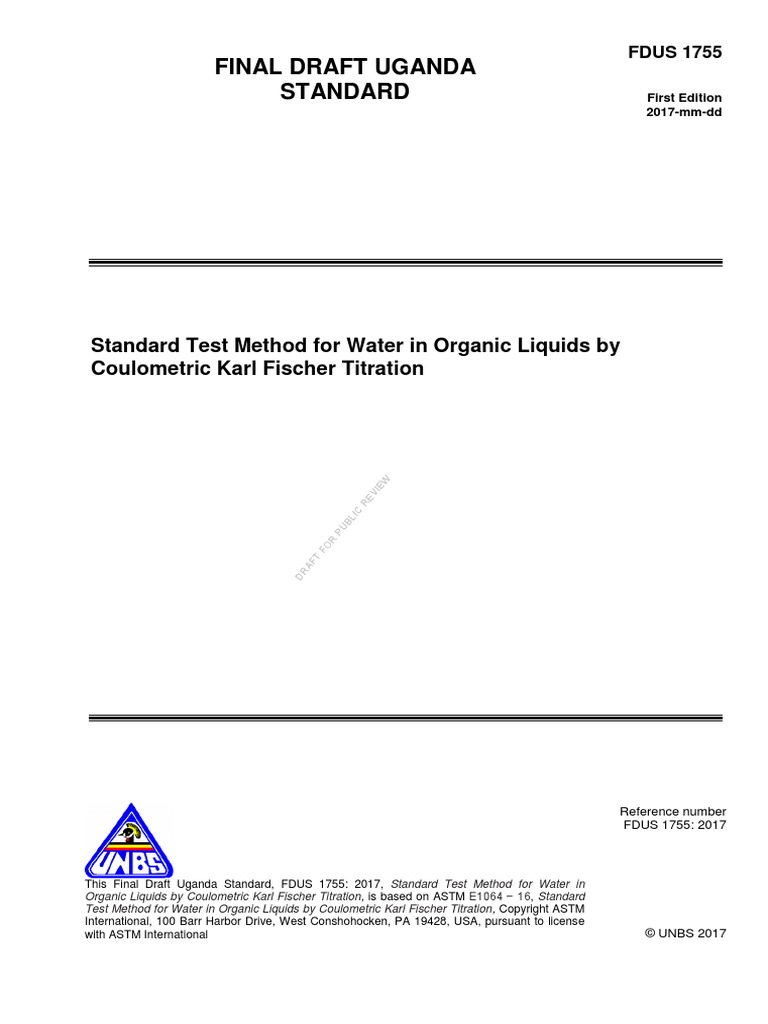 Astm E-1064 | PDF | Syringe | Titration