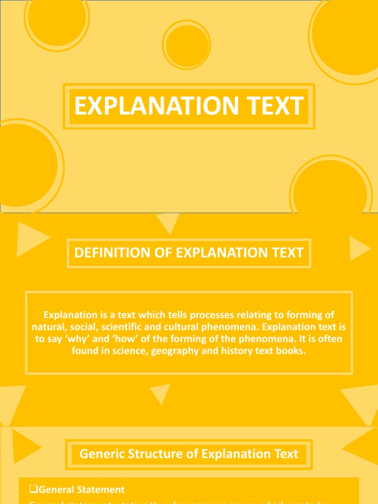 Understanding Explanation Texts | PDF | Cooking, Food & Wine | Wellness