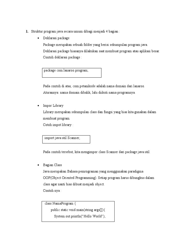 Latihan Soal Pbo | PDF