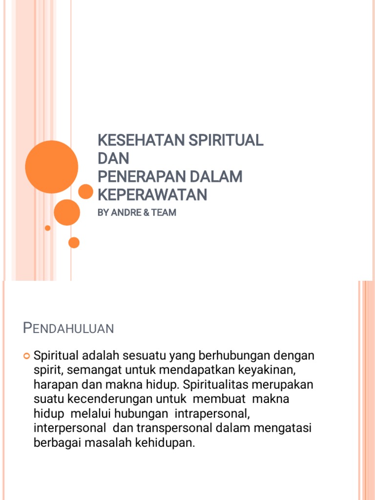 Kesehatan Spiritual | PDF