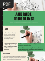 Andrade's Doodling Study Findings | PDF | Attention | Experiment
