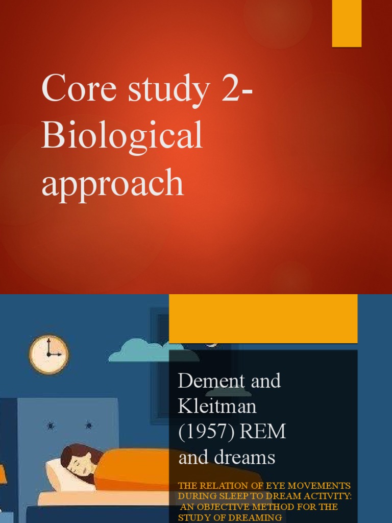"Dement & Kleitman 1957: REM Sleep & Dream Study" | PDF | Rapid Eye ...
