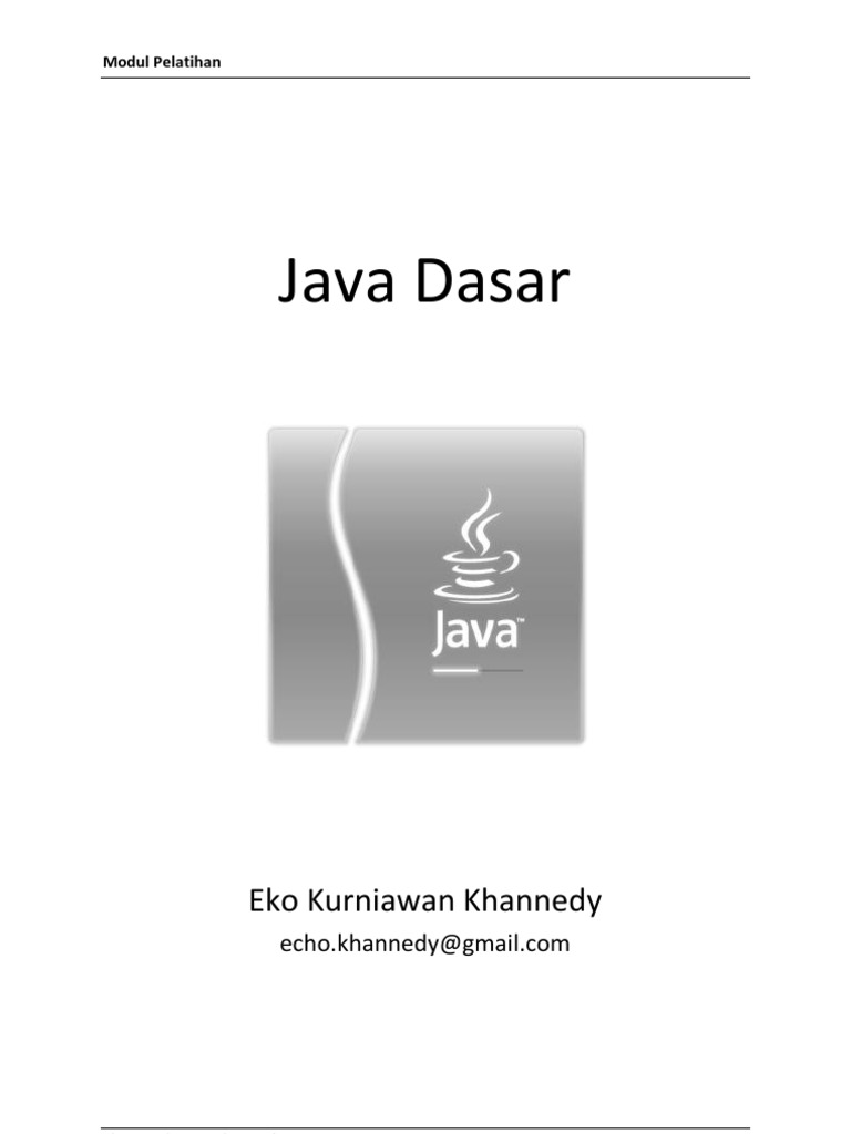 Java Dasar | PDF