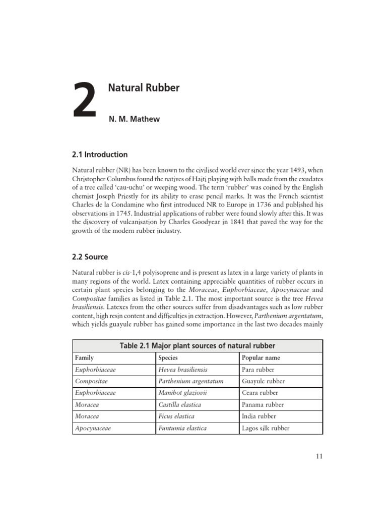 Rubber Technologist S Handbook Caps. 2, 3 y 4 | PDF | Natural Rubber ...