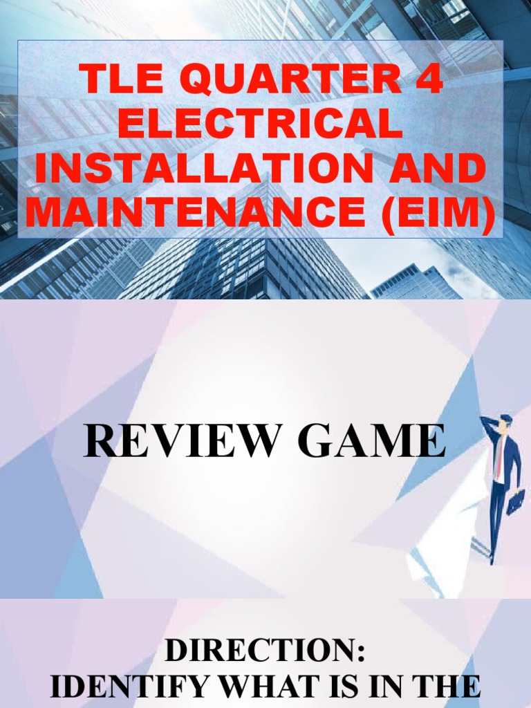 Tle Quarter 4 Electrical Installation and Maintenance (Eim) | PDF | Business