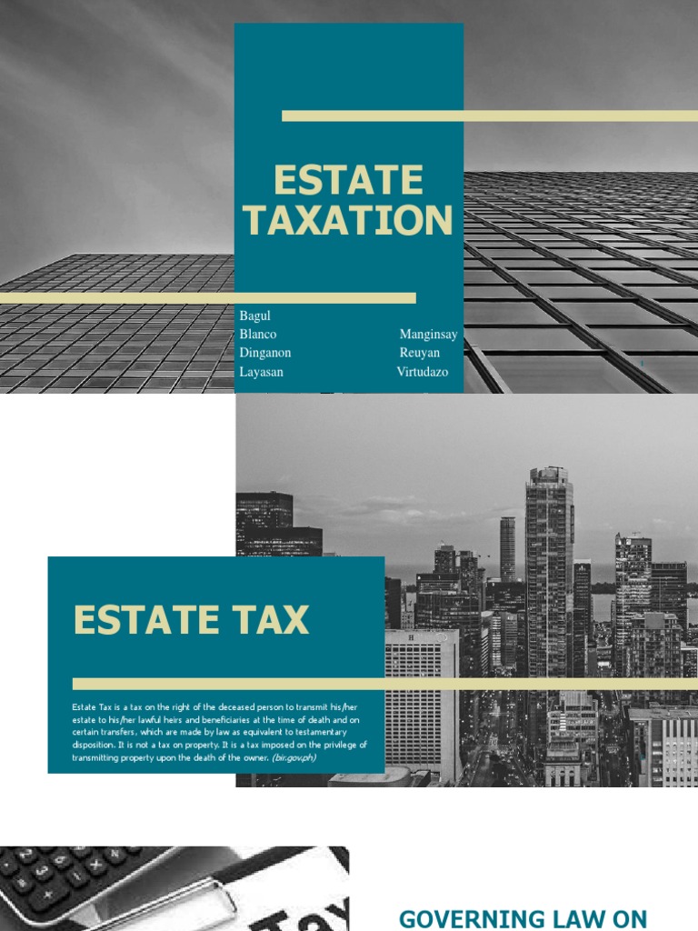 Estate Taxation Notes | PDF | Estate Tax In The United States | Tax ...