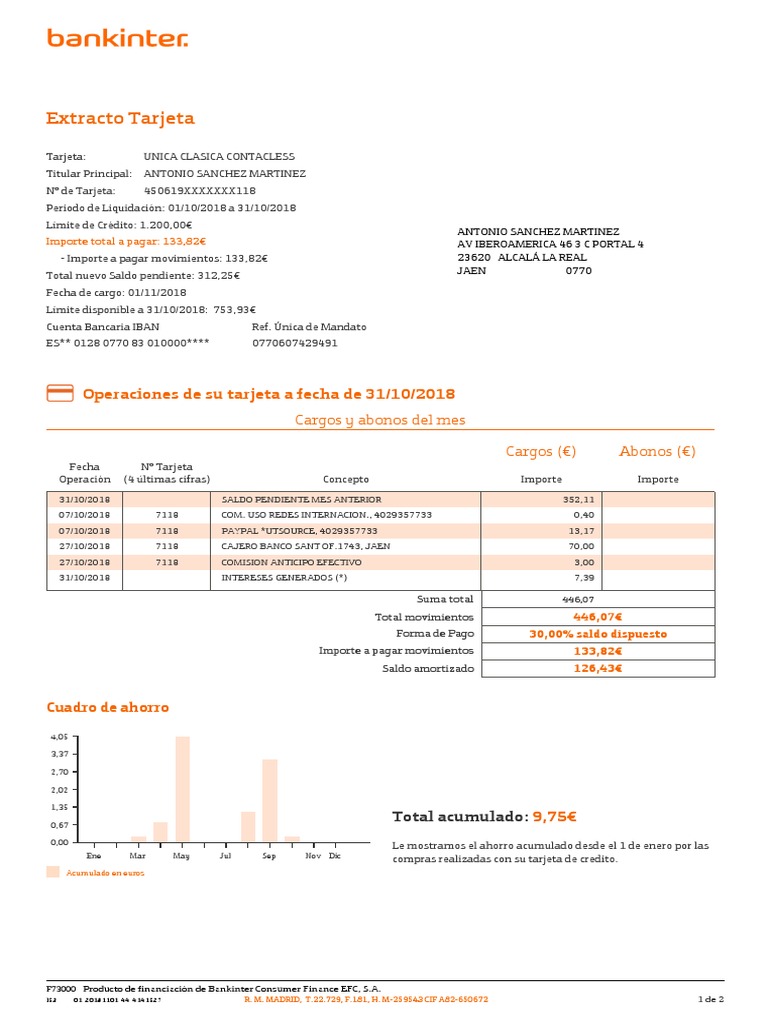 Bankinter 1541249962201 | PDF | Mercado (economía) | Finanzas personales