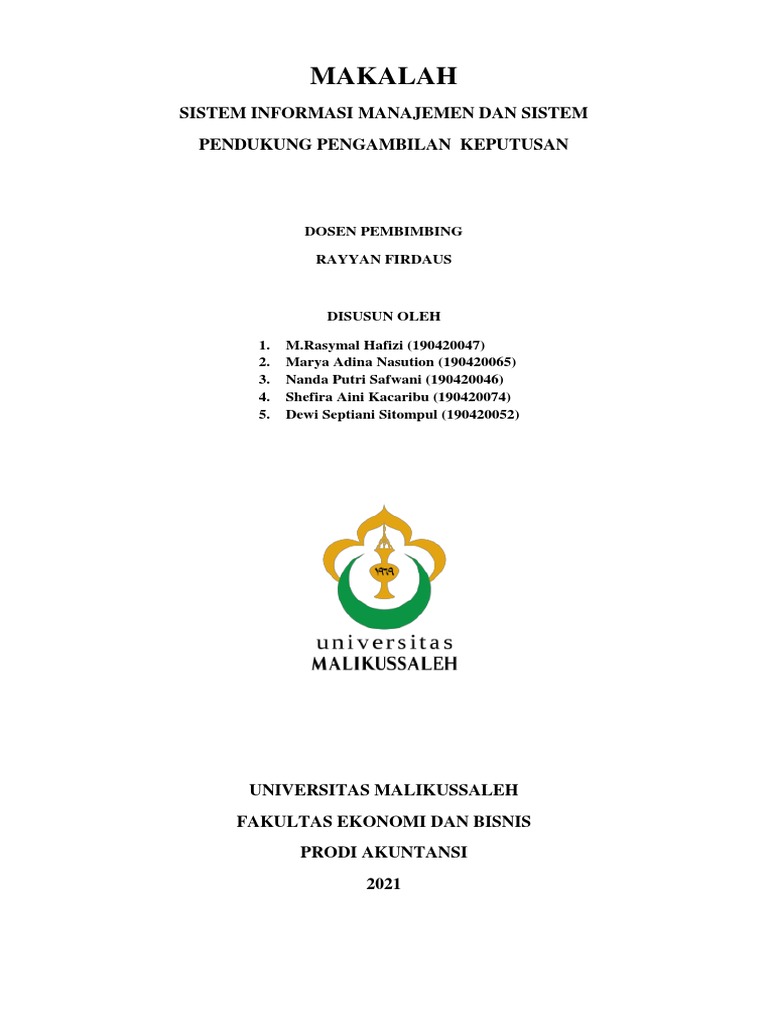 Makalah Kelompok 2 Sim 4D | PDF