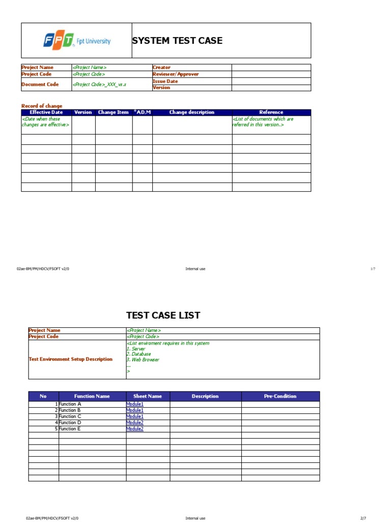 System Test Case: - XXX - VX.X | PDF | Graphical User Interfaces ...