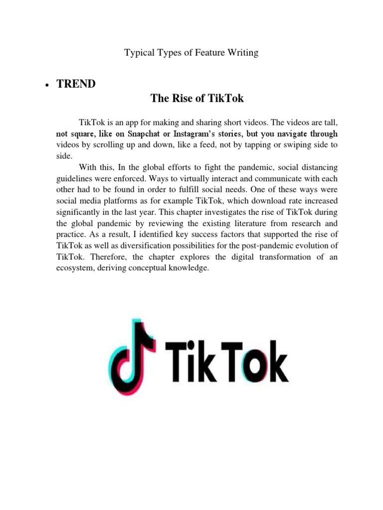 Typical Types of Feature Writing | PDF | Teachers | Mental Health