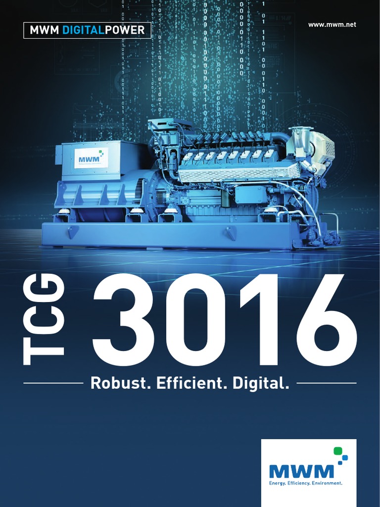 MWM Gas Engine TCG 3016 | PDF | Biogas | Engines