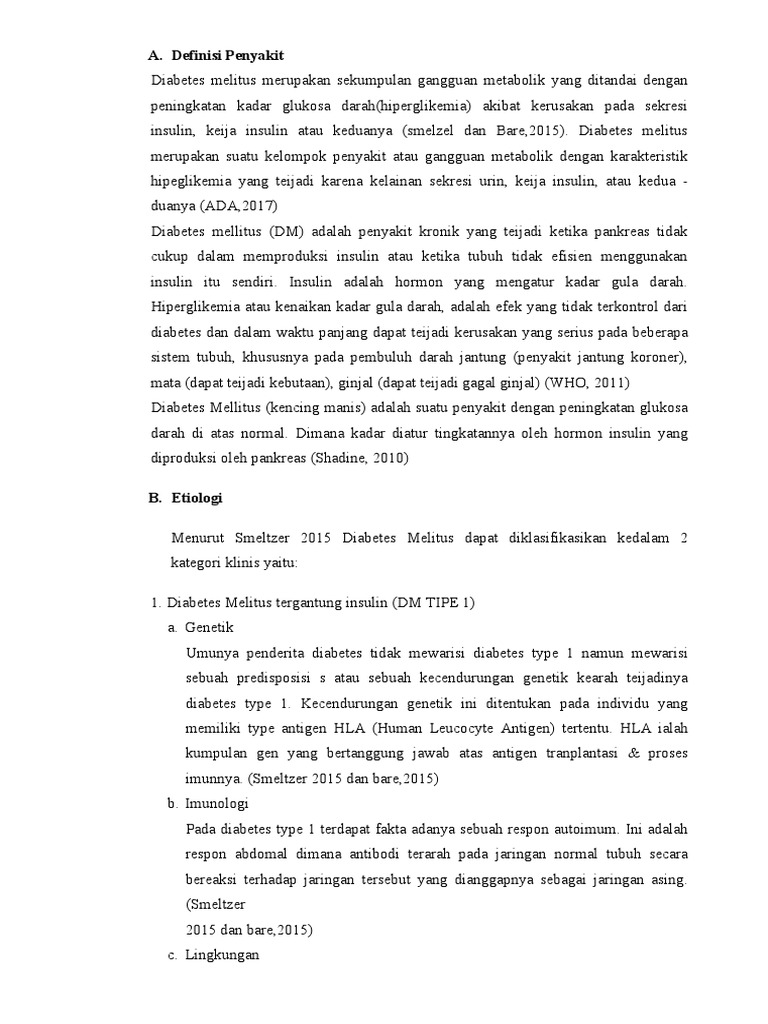 LP DM Hiperglikemia | PDF | Kesehatan Holistik