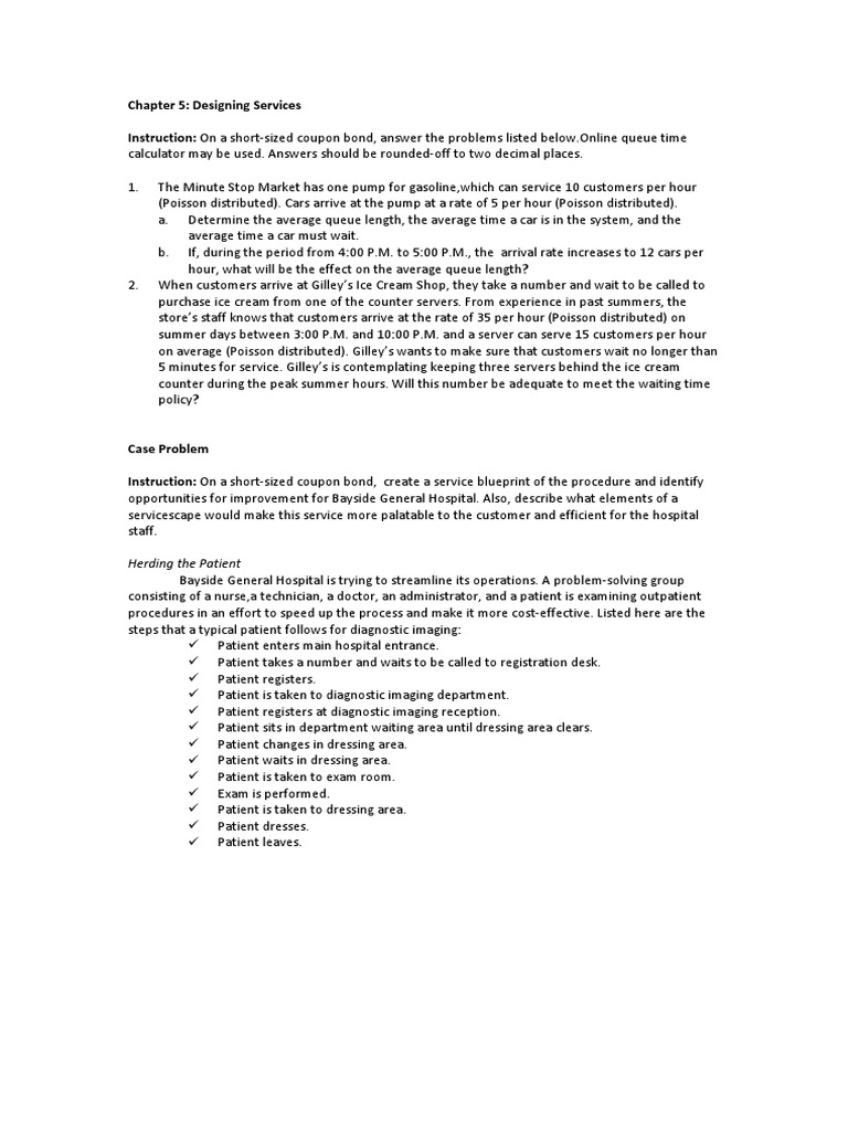 Chapter 5 Quiz | PDF | Patient | Hospital