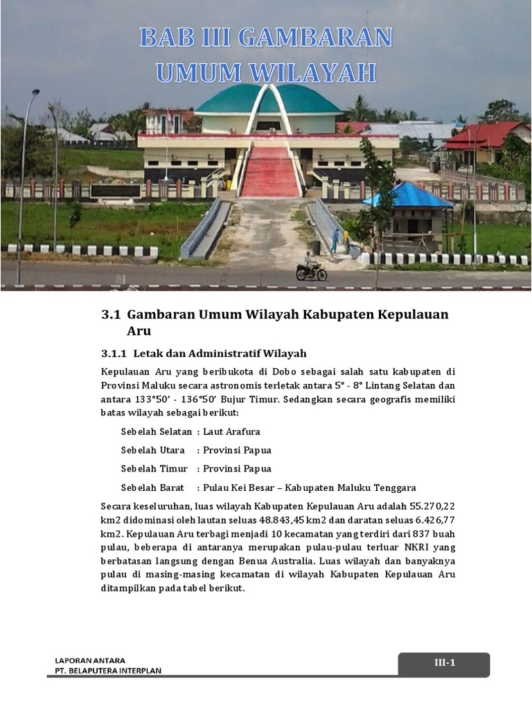 Gambaran Umum Wilayah | PDF
