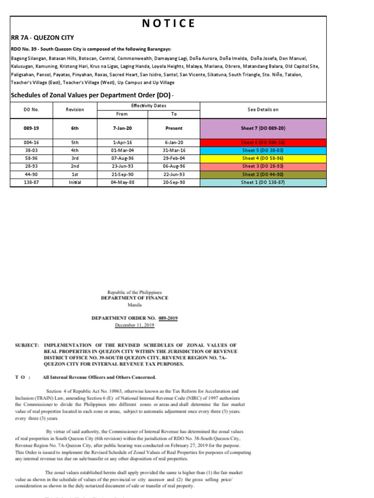 RDO No. 39 - South Quezon City | PDF | Taxes | Business
