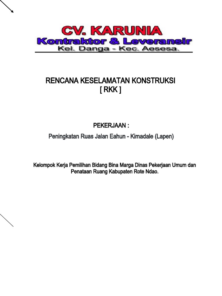 RKK CV Karunia | PDF