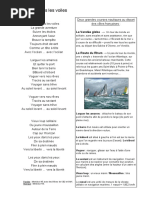 Paroles - Le Chant Des Sirenes Par Frero Delavega | PDF | Poésie