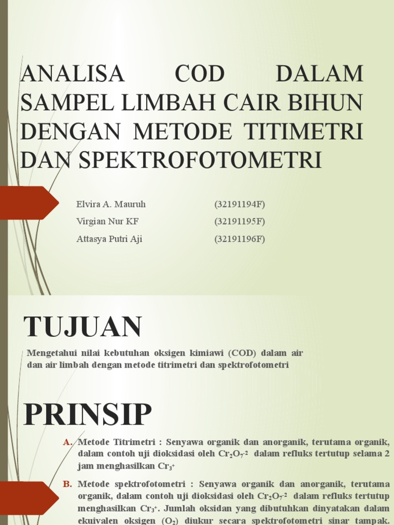 ANALISA COD Elvira Virgian Attasya | PDF