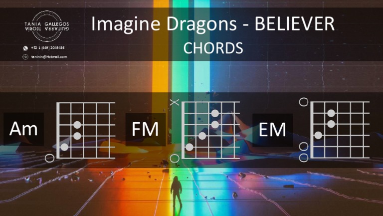 Imagine Dragons - BELIEVER: Chords | PDF
