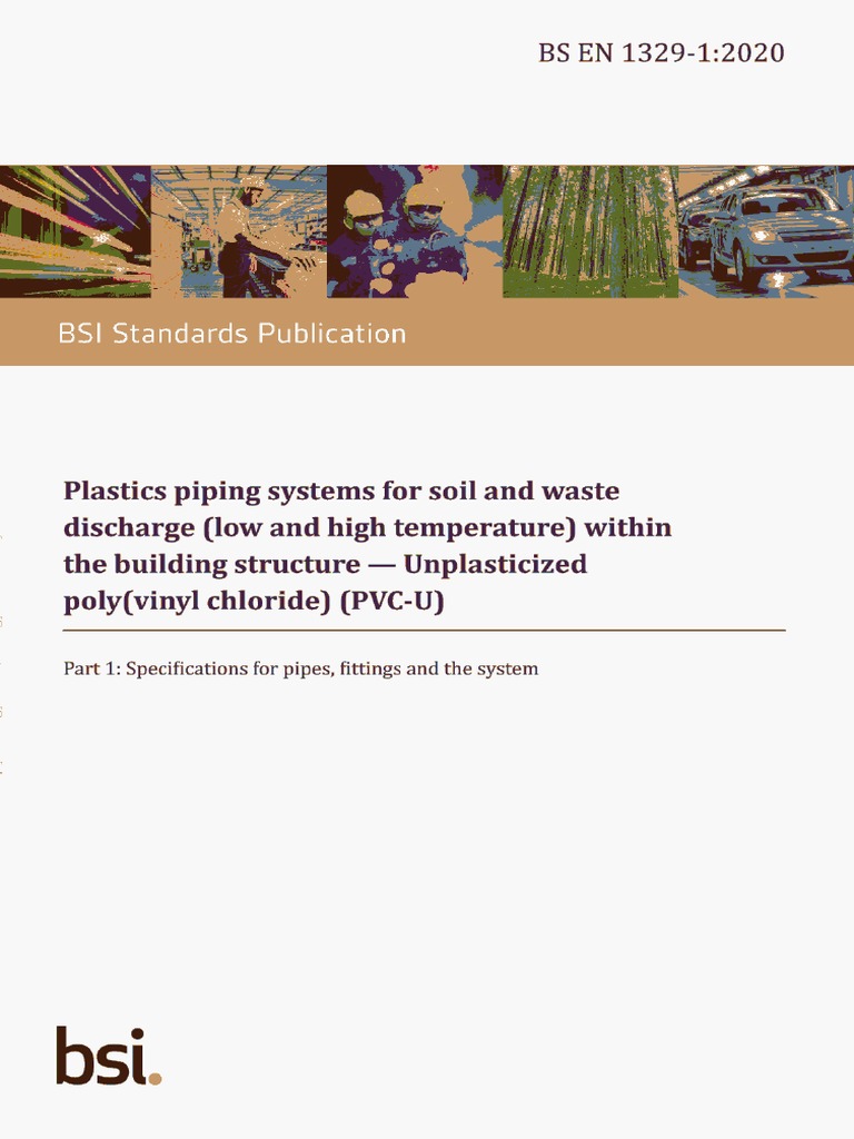 BS EN 1566-1:2022 TC Tracked Plastics Piping Systems For, 05/07/2024