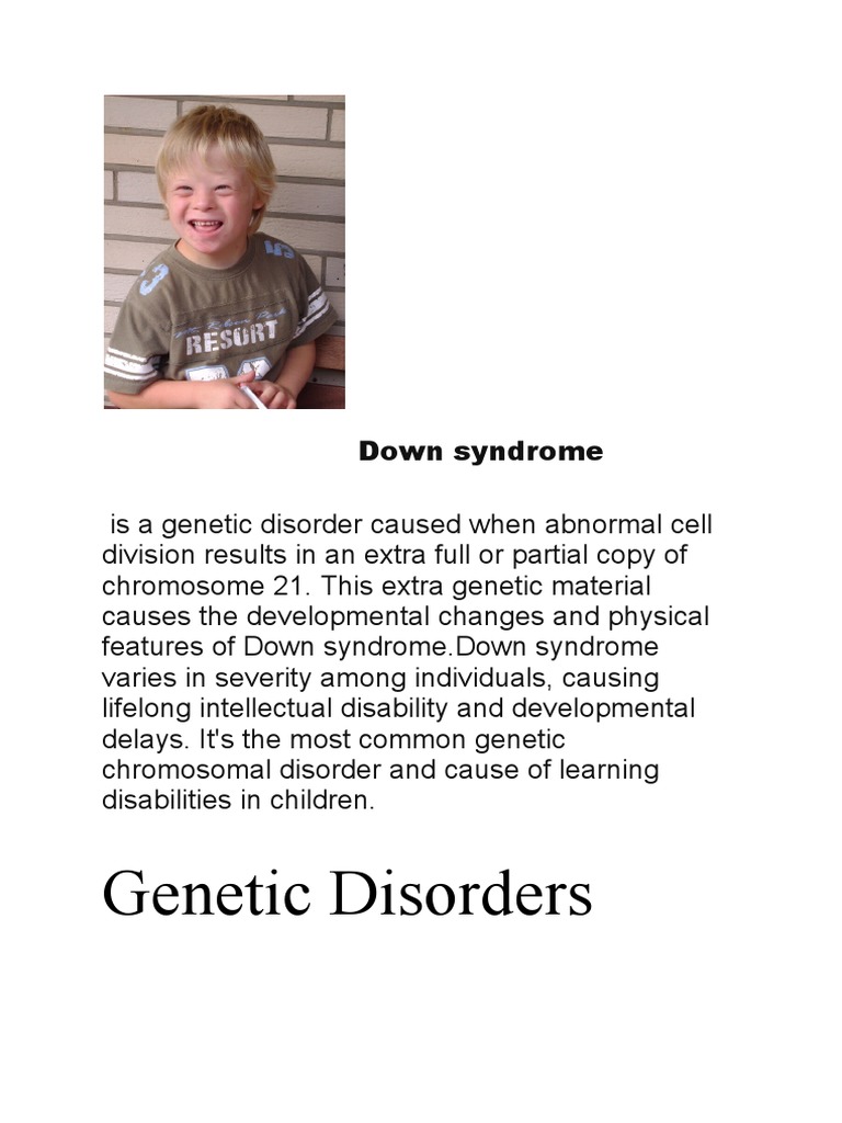 Genetic Disorder | PDF | Genetic Disorder | Haemophilia