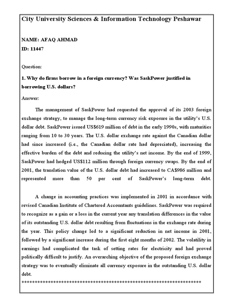 FRM Answer Sheet | PDF | Swap (Finance) | Currency Swap