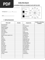 Site Diary Template | PDF