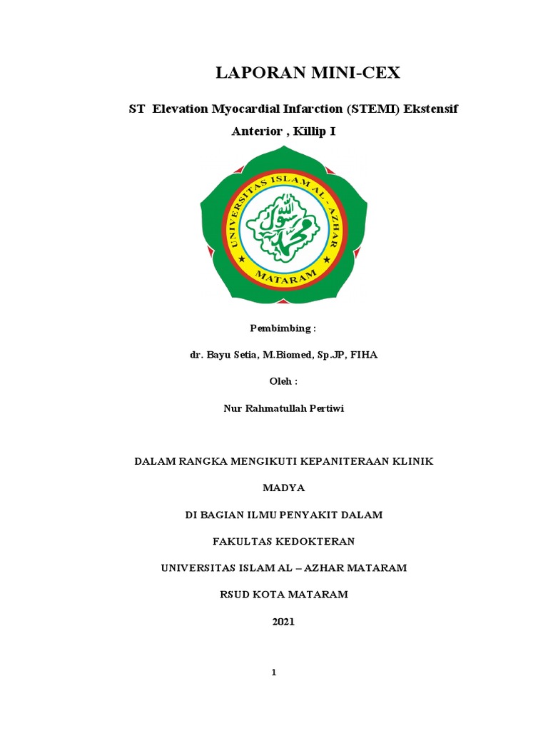 MINI-CEX Interna Nur Rahmatullah Pertiwi (Dr. Bayu, SP - JP) | PDF