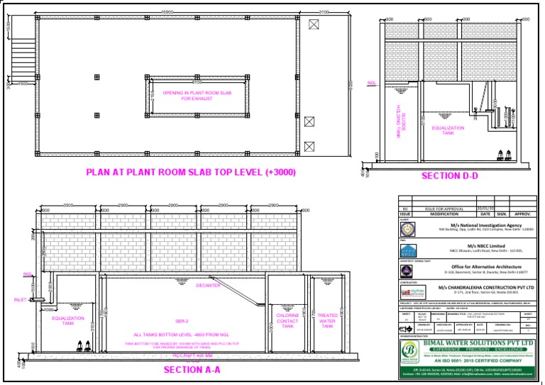 2 Plan Layout 240 KLD STP Based On SBR For NIA-Model | PDF