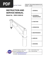 Operations & Maintenance Manual For Crane | PDF | Crane (Machine) | Bridge